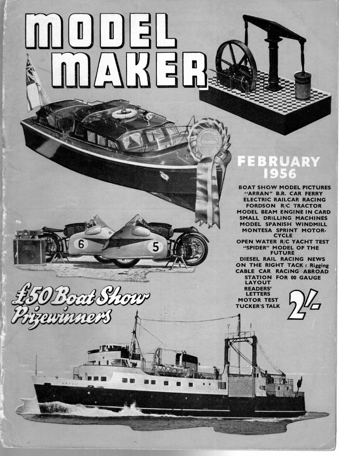 Model Maker: Volume 6, Issue 63 – February 1956 – US VMYG