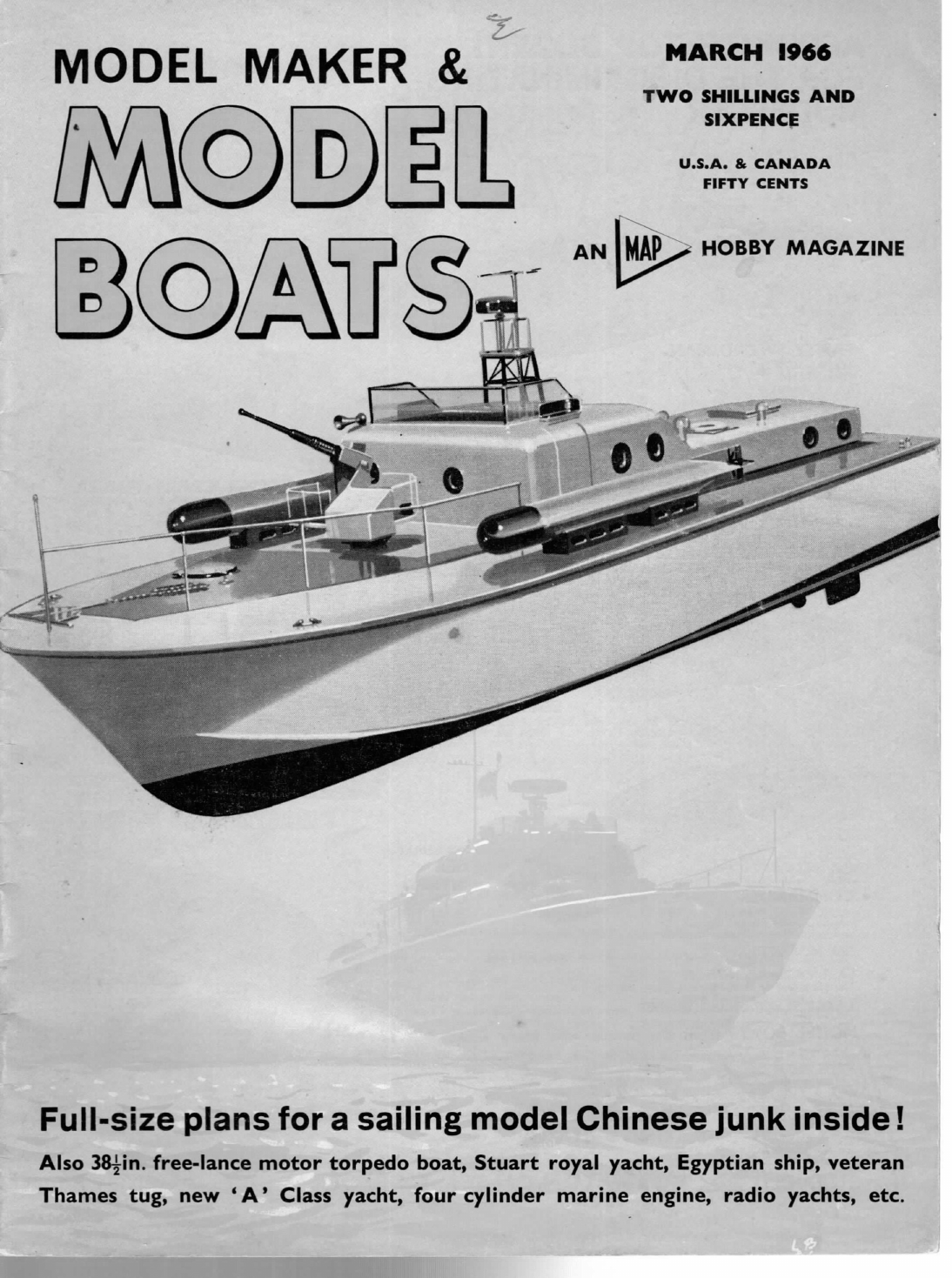 Model Maker & Model Boats: Volume 16, Issue 183 – March 1966 – US VMYG