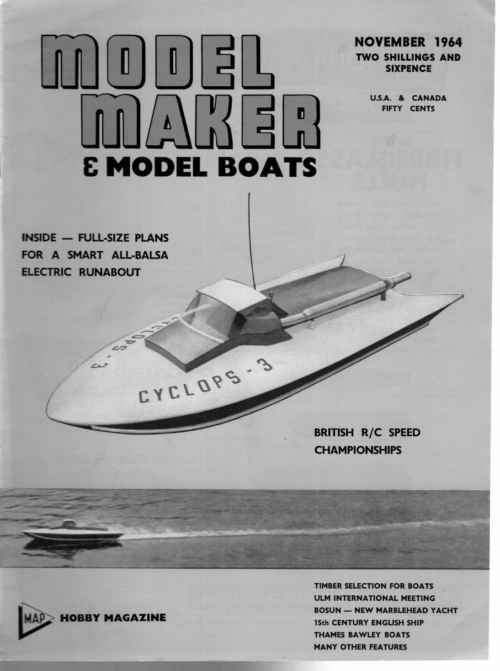 Model Maker & Model Cars: Volume 14, Issue 167 – November 1964 – US VMYG